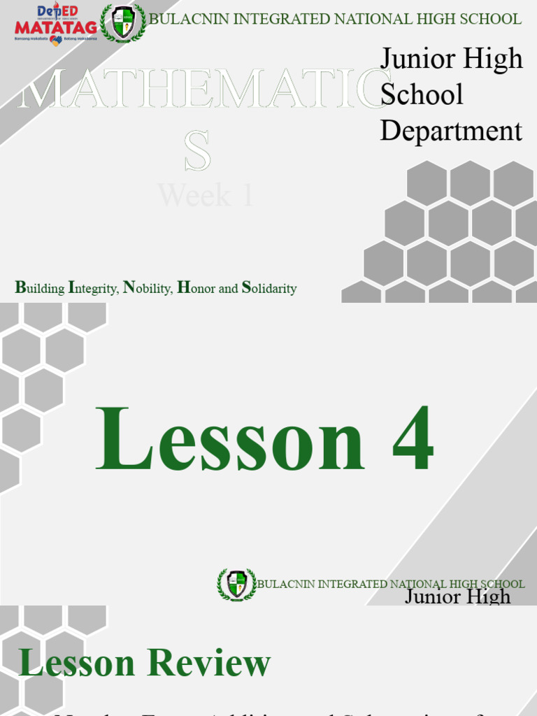 MATH 8 Week1-Day2 | PDF | Mathematics | Learning