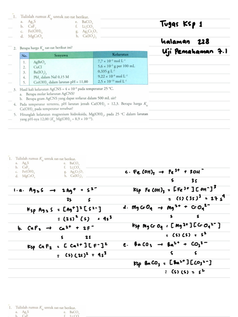 Latsol KSP | PDF | Chemistry