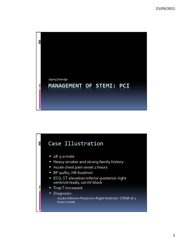 Primary PCI | PDF | Percutaneous Coronary Intervention | Myocardial ...