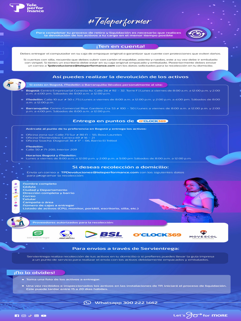 Instructivo Devolucion de Activos | PDF