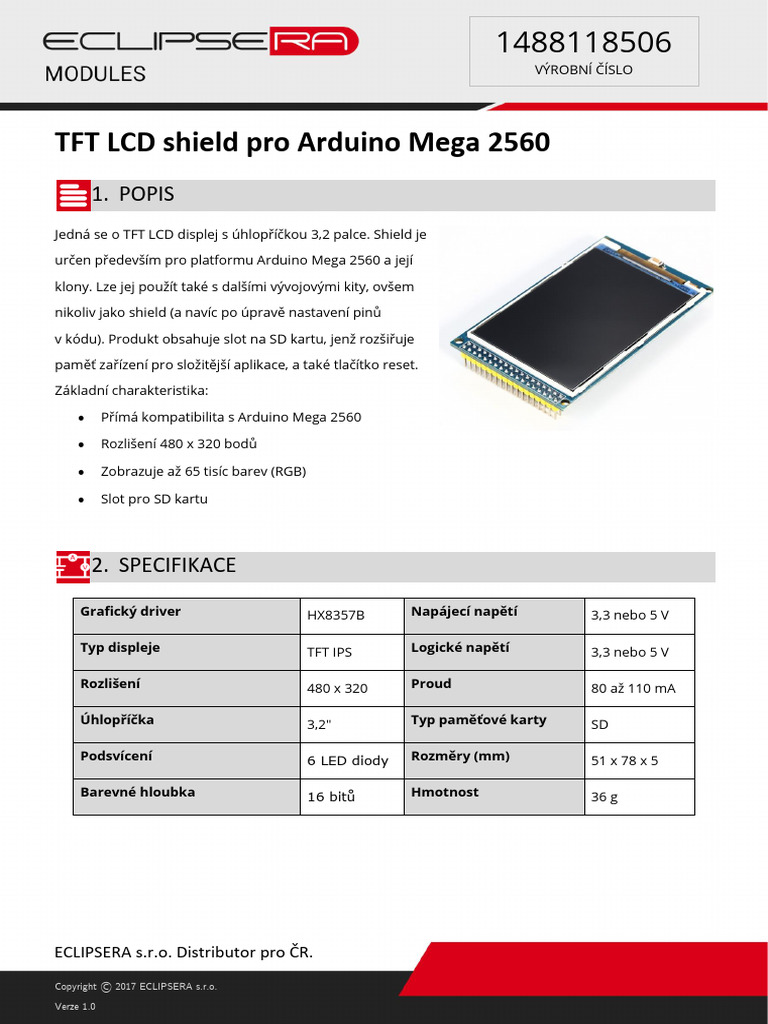 Tutorial TFT HX8357 | PDF