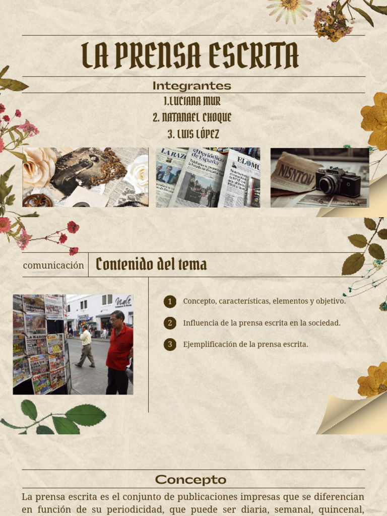 La Prensa Escrita | PDF | Periódicos | Revistas