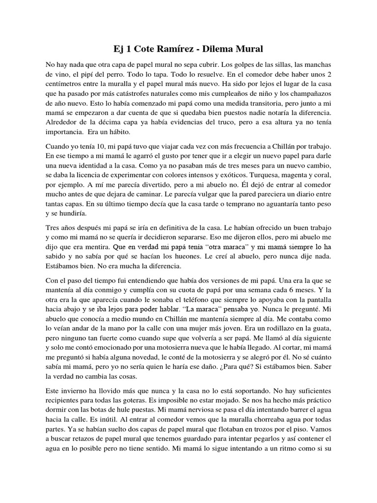 1er Ejercicio Taller Paulina. 12 Textos | PDF | Cocina