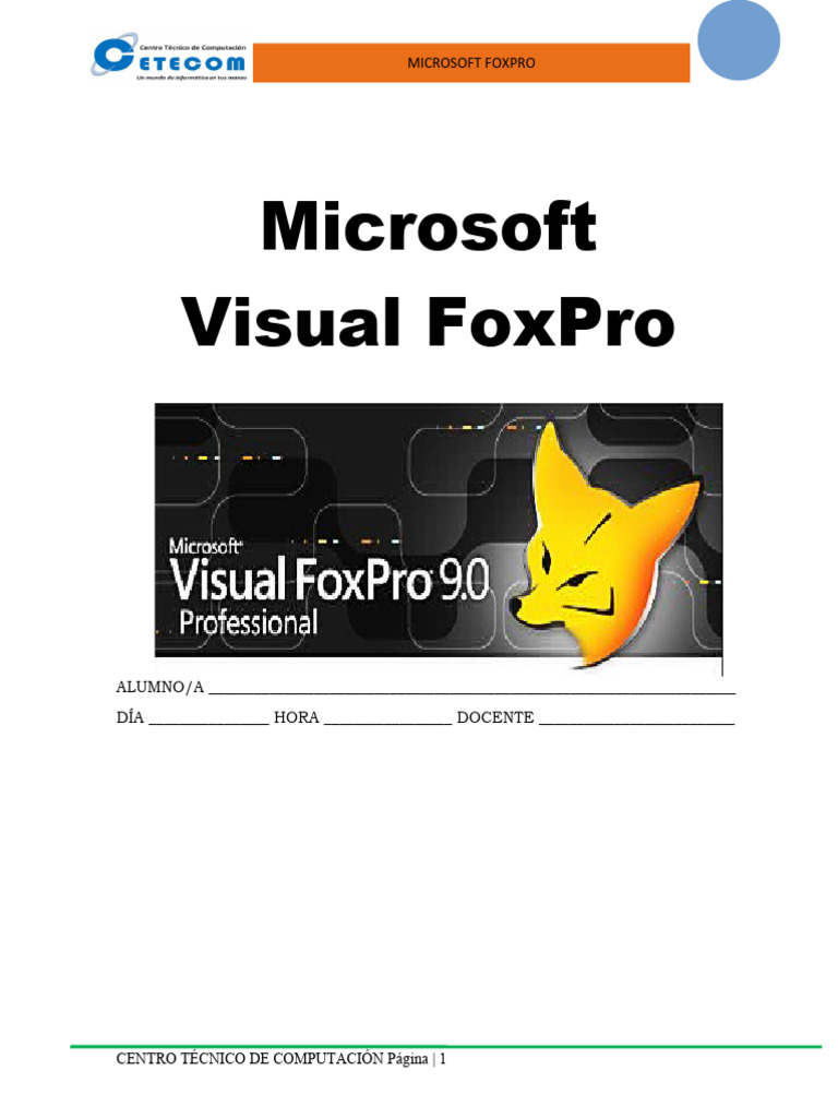 FOXPRO Contenido | PDF | Bases de datos | Ventana (informática)