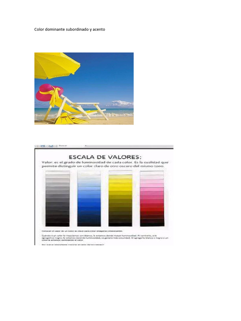 Color Dominante Subordinado y Acento | PDF