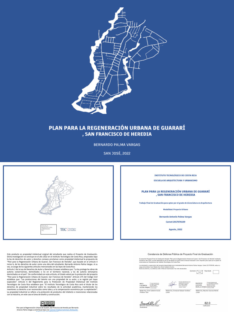 Plan Regeneración Urbana Guararí SnFrancisco Heredia | PDF | Propiedad ...