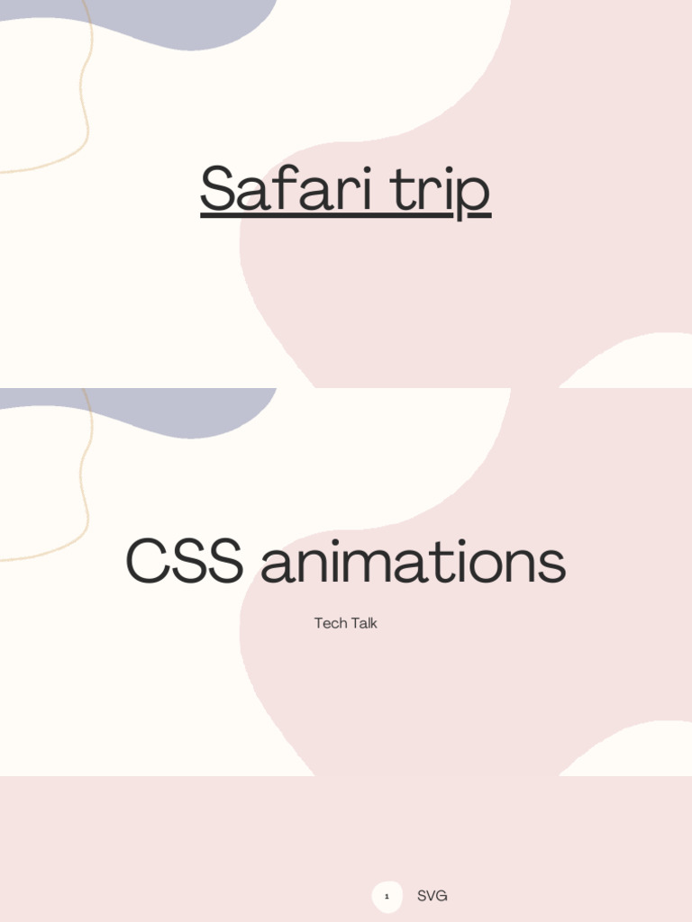 CSS animations | PDF