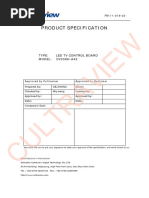 China LED TV Service Menu Codes | PDF