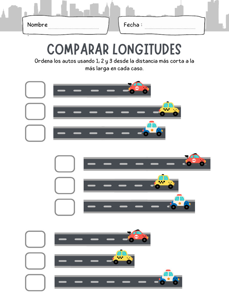 Comparar Longitudes | PDF