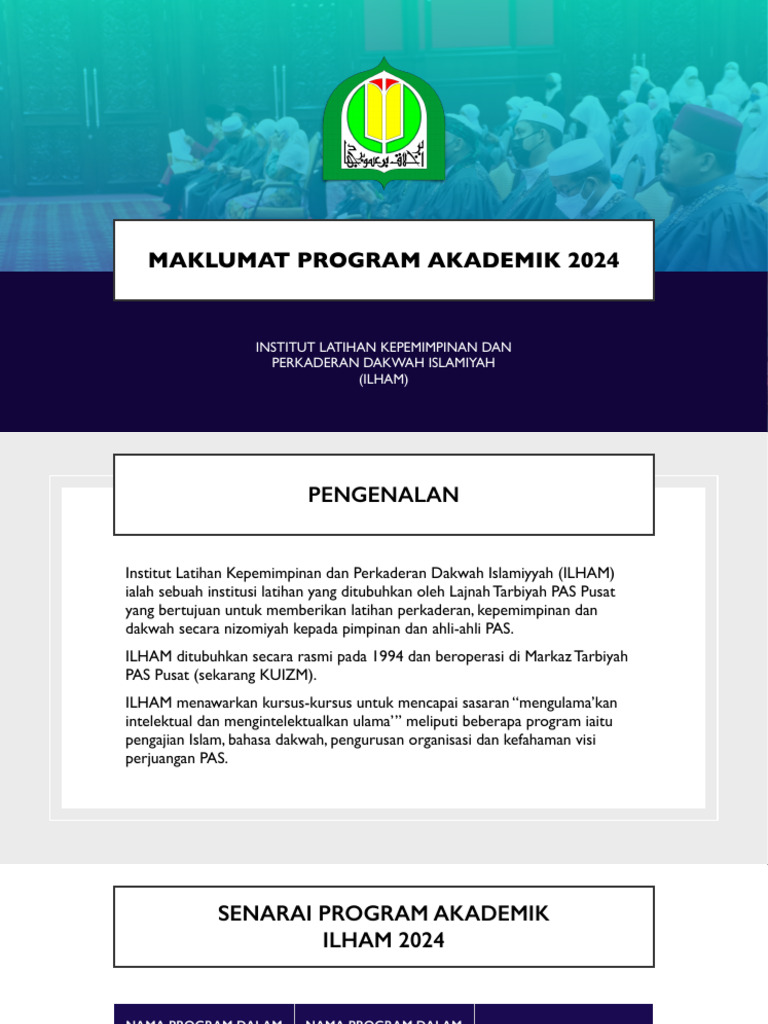 Program Akademik Ilham | PDF