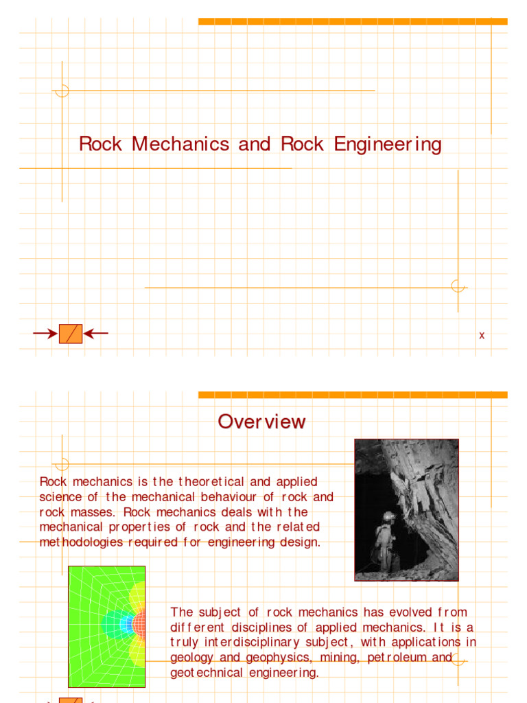 Rock Mechanics and Rock Engineering | PDF | Strength Of Materials ...
