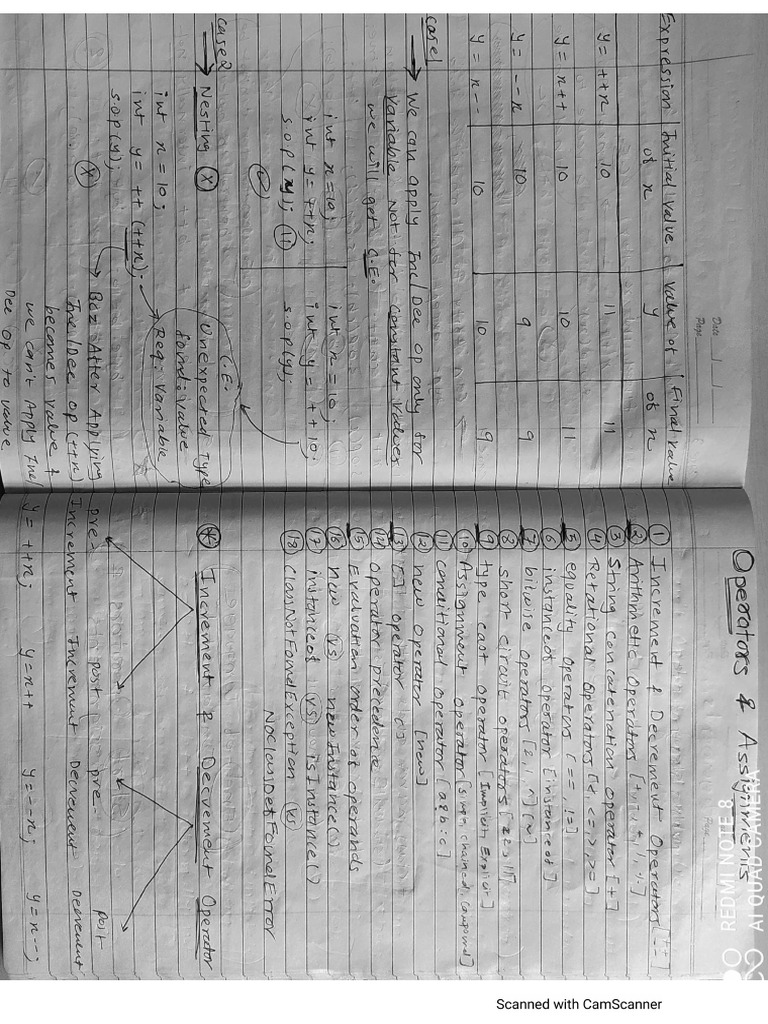 Chap02 - Opreator and Assignment | PDF