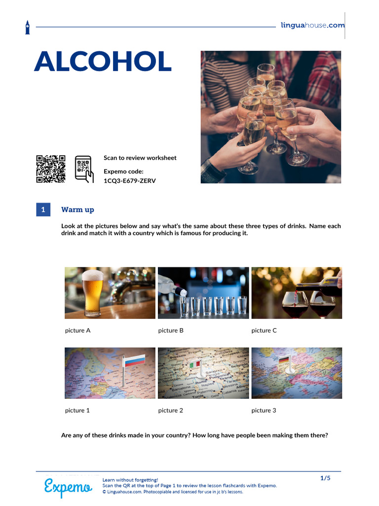 Alcohol British English Teacher | PDF | Ethanol | Drink