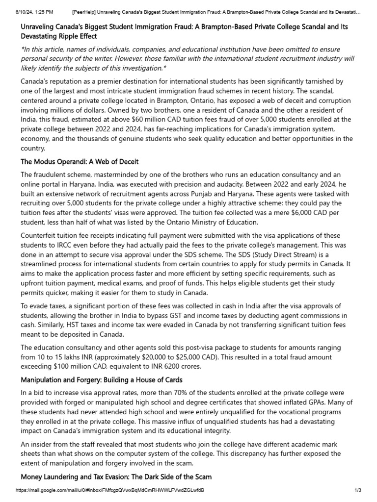 An Interesting Article | PDF | Corruption | Taxes
