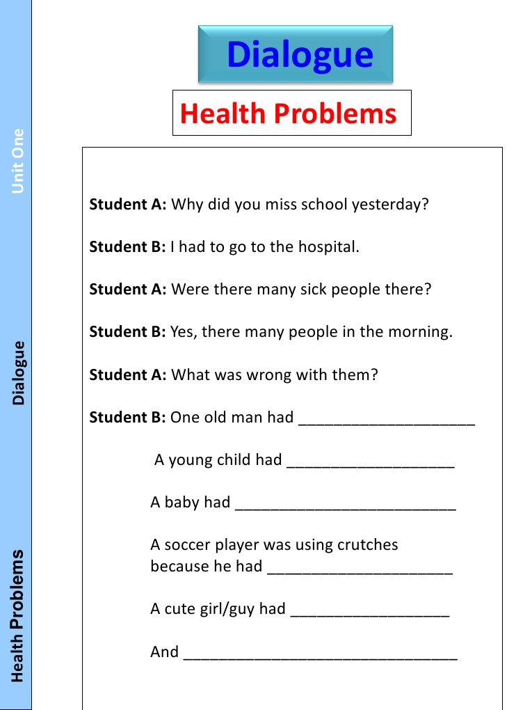 Health Dialogue | PDF | Self-Improvement | Wellness