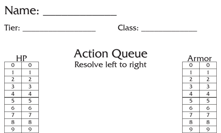 Ally Enemy Tracker PnP | PDF