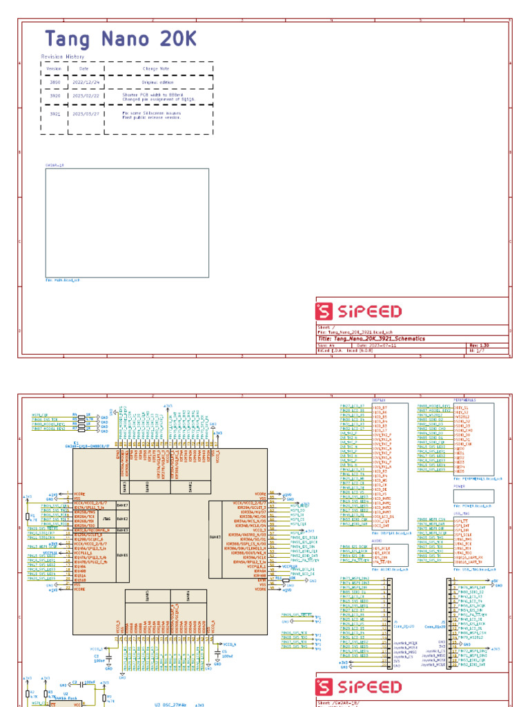 Tang Nano 20K 3921 Schematics | PDF | Chess | Chess Theory