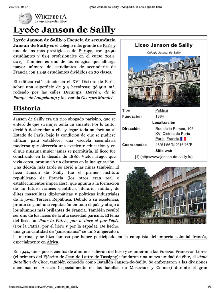 Lycee Janson | PDF