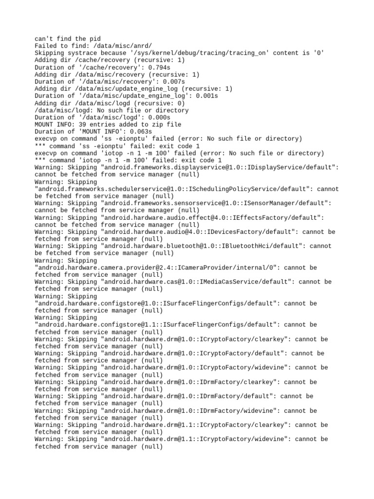 Bugreport Onyx PS7329.3842N 2024 03 25 10 16 26 Dumpstate - Log 19986 | PDF | Zip (File Format ...