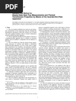 ASTM C177 - Feb 2023 - Steady State Heat-Flux Measurements | PDF | Heat Transfer | Heat