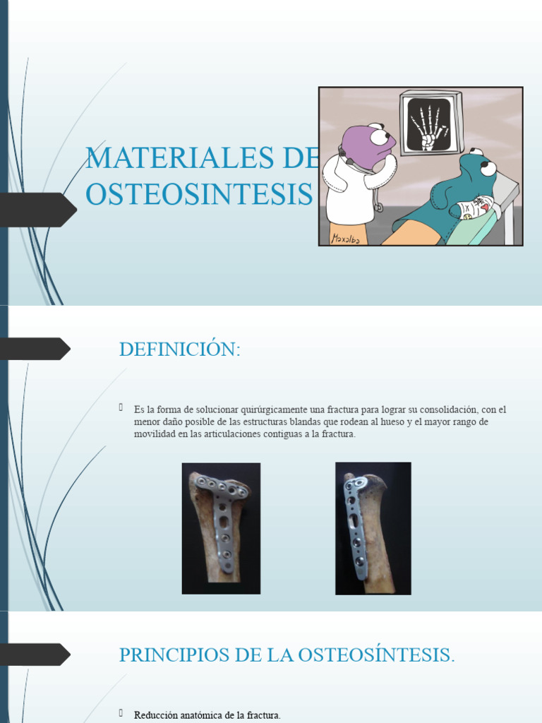 Materiales de Osteosintesis | PDF | Hueso | Tejido (biología)