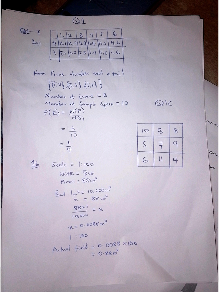 Q1 Mathematics | PDF