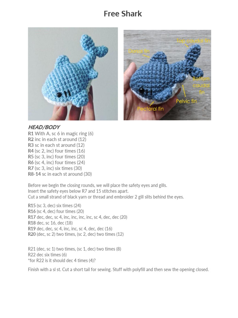 Free_Shark | PDF | Sharks | Fish