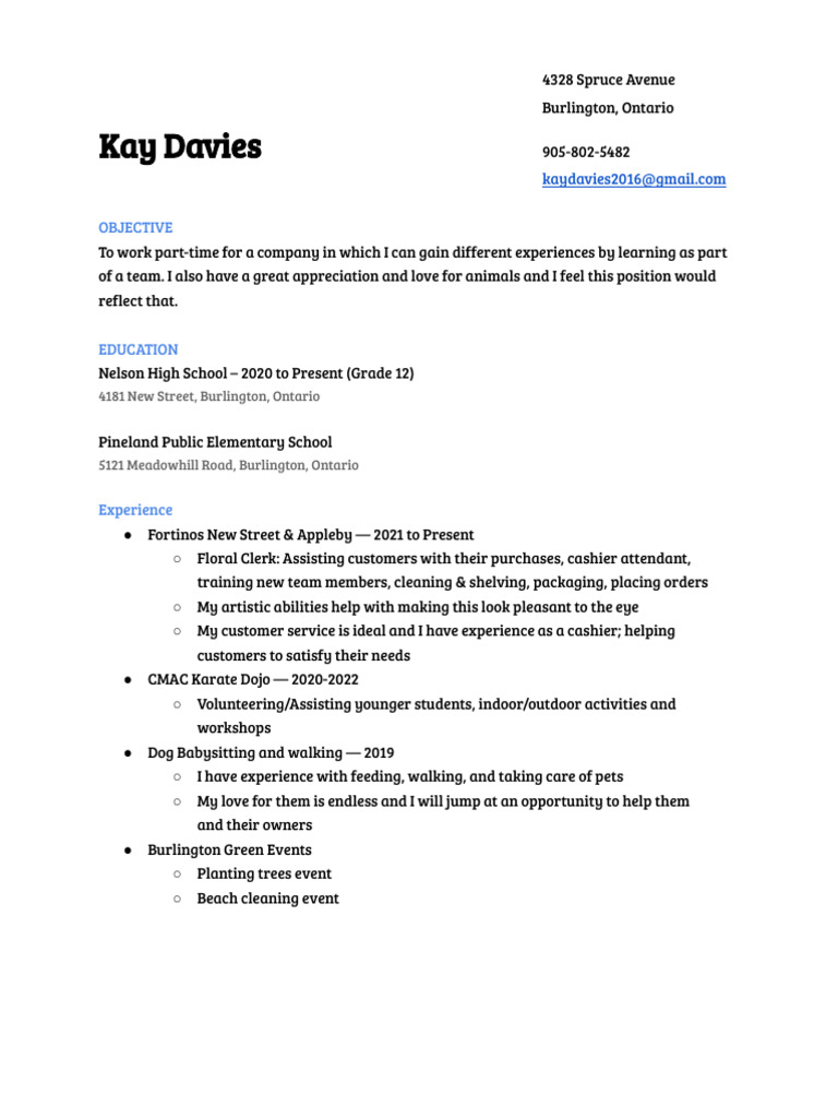 Kay - 2023 Resume | PDF