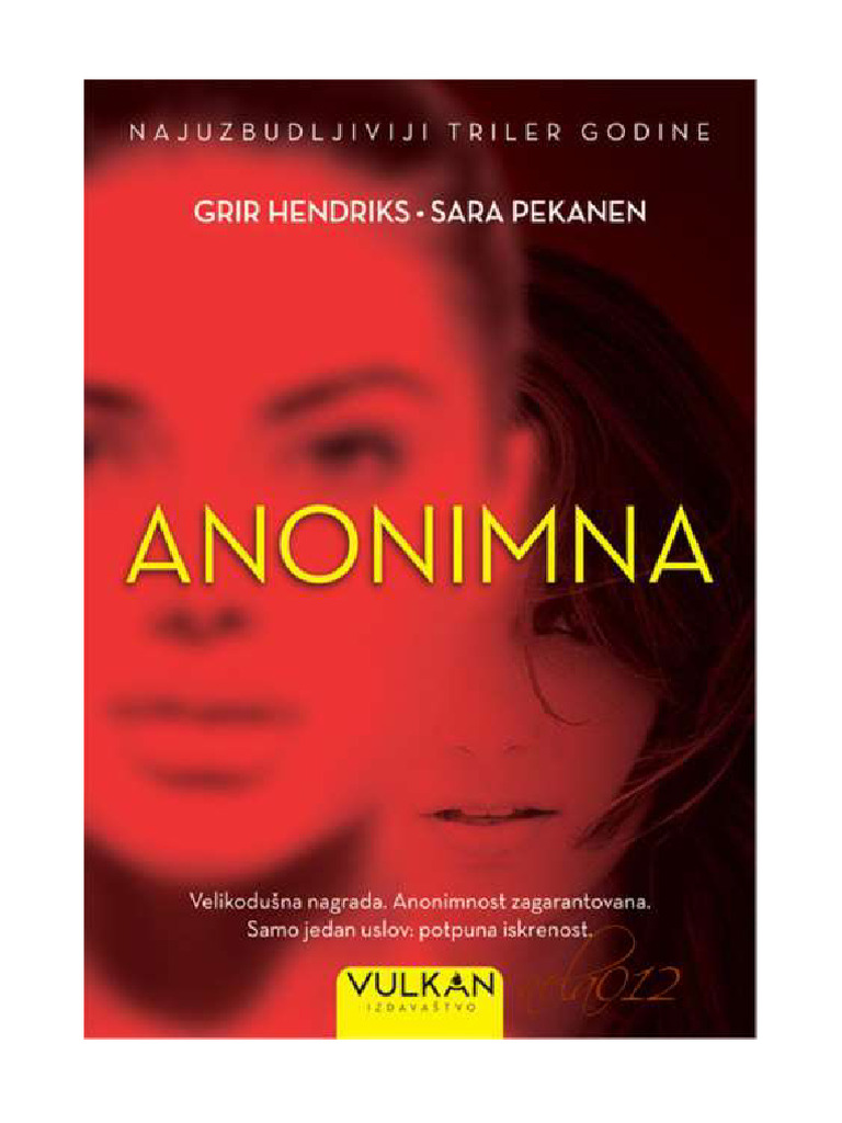 Grir Hendriks I Sara Pekanen - Anonimna | PDF