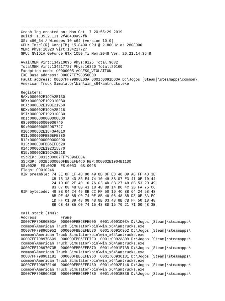 Game Crash | PDF | Computing Platforms | Computing