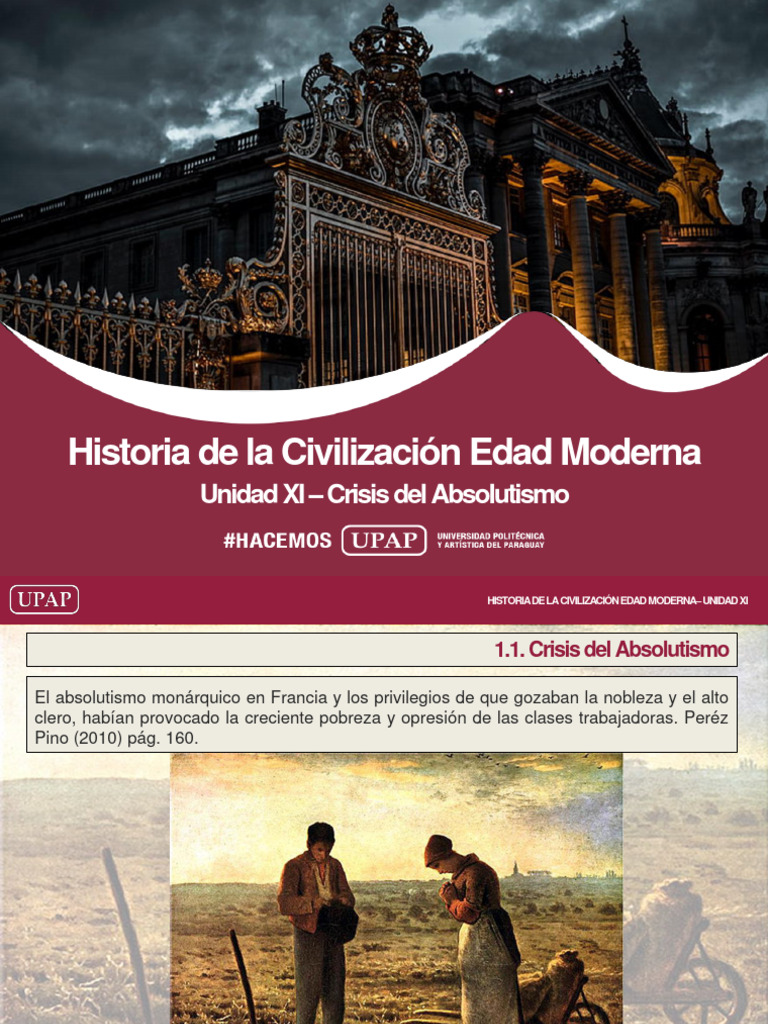 Unidad Xi - Presentación - Historia de La Civilización Edad Moderna ...
