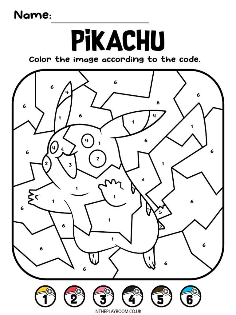 Pokémon Coloring Activity Guide | PDF | Pokémon | Characters Created