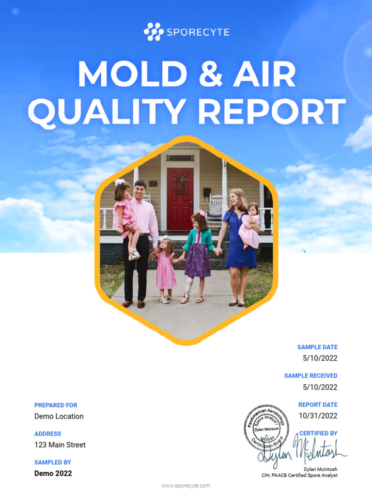 Sample Report | PDF | Mold | Mycology