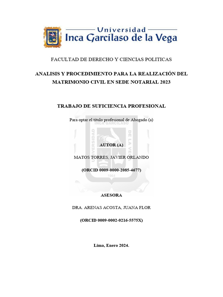 Javier Matos | PDF | Matrimonio | Documento de identidad