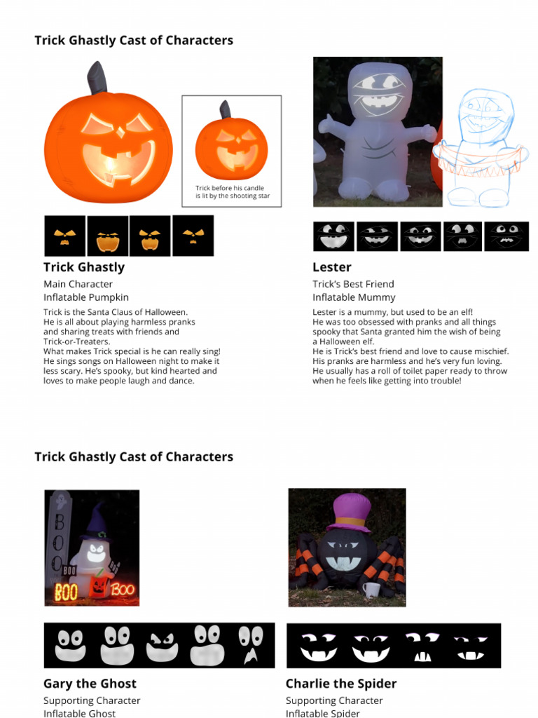 Trick Ghastly Cast of Characters - v01 | PDF