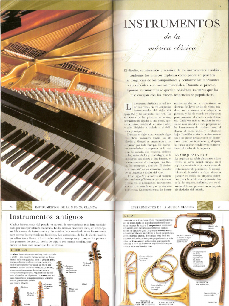 Instrumentos de La Musica Clasica | PDF