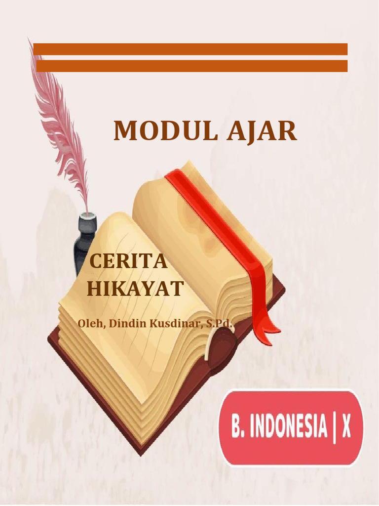 Modul-Ajar-Teks-Hikayat-Kelas-X.farmasi 2 | PDF