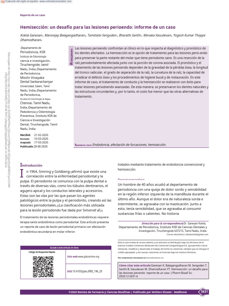 Copia de Hemisection - A - Challenge - For - Perio - Endo - Lesions - A ...