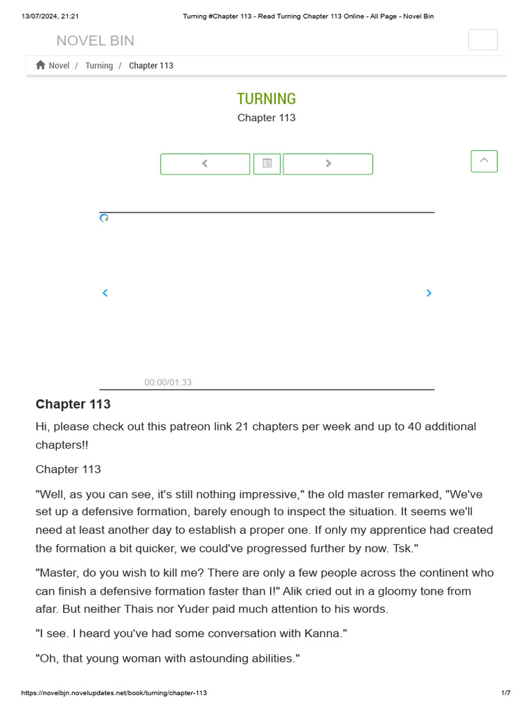 Turning Point: Chapter 113 Insights | PDF