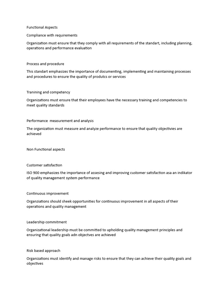 Functional Aspects | PDF | Career & Growth | Business
