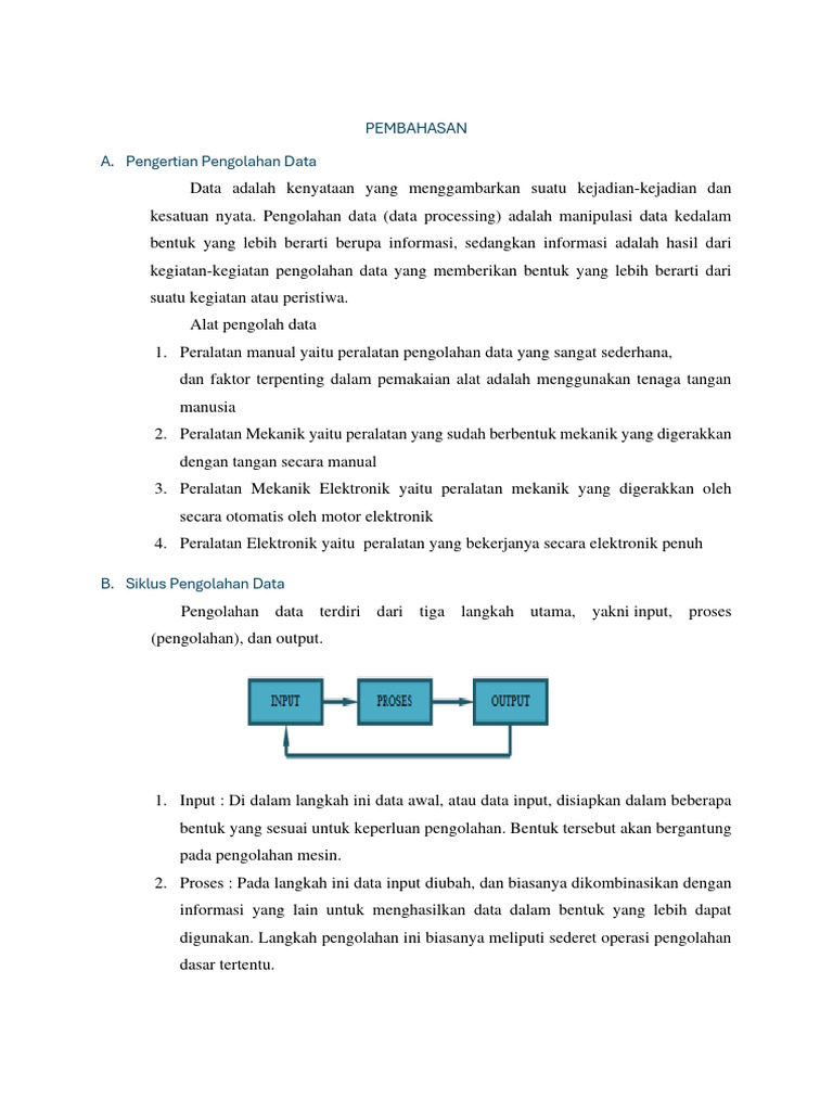 Manajemen Pengolahan Data | PDF Manajemen Pengolahan Data | PDF