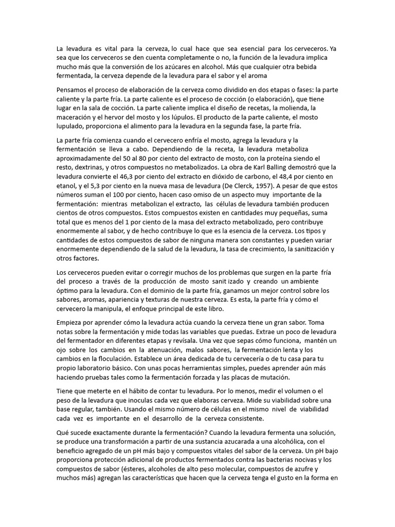 Introduccion Levadura | PDF | Membrana biológica | Respiración celular