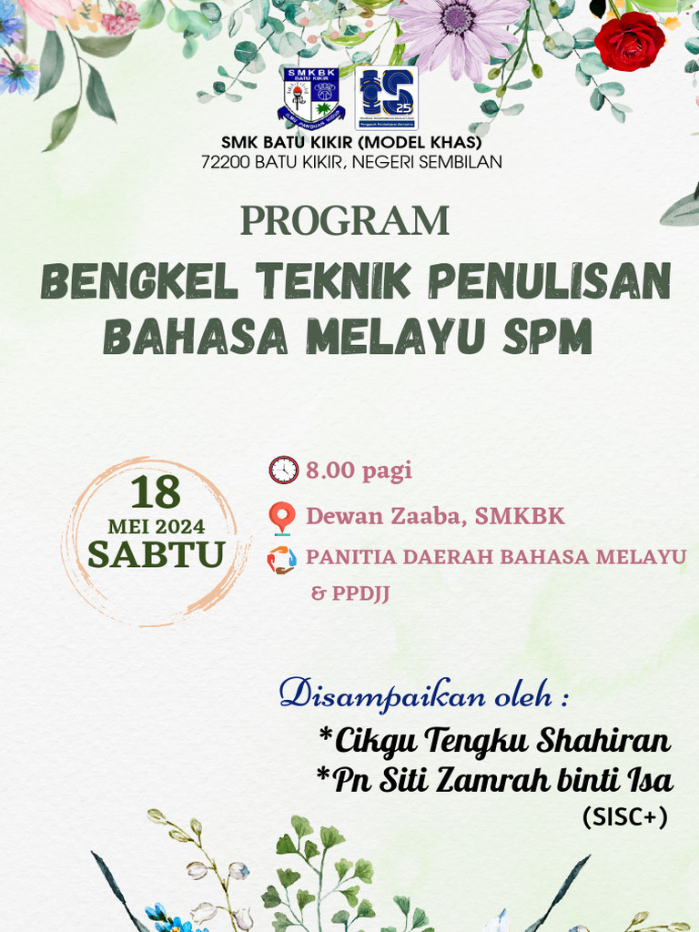 Bengkel Teknik Penulisan BM SPM | PDF