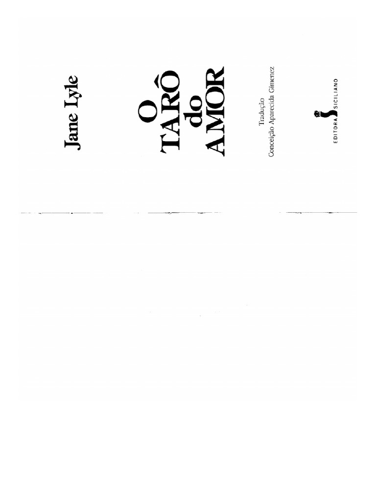 TARÔ Do AMOR - Jane Lyle | PDF | Tarô | Amor