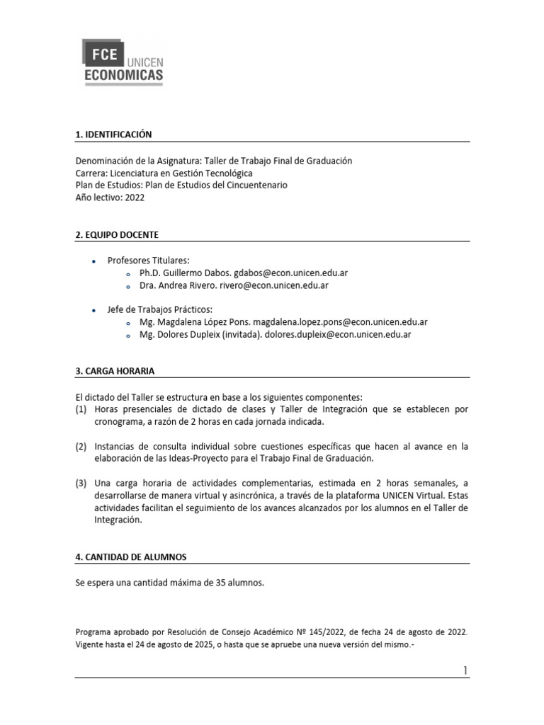 LT008 Taller de Trabajo Final de Graduacin LGT | PDF | Diseño | Teoría