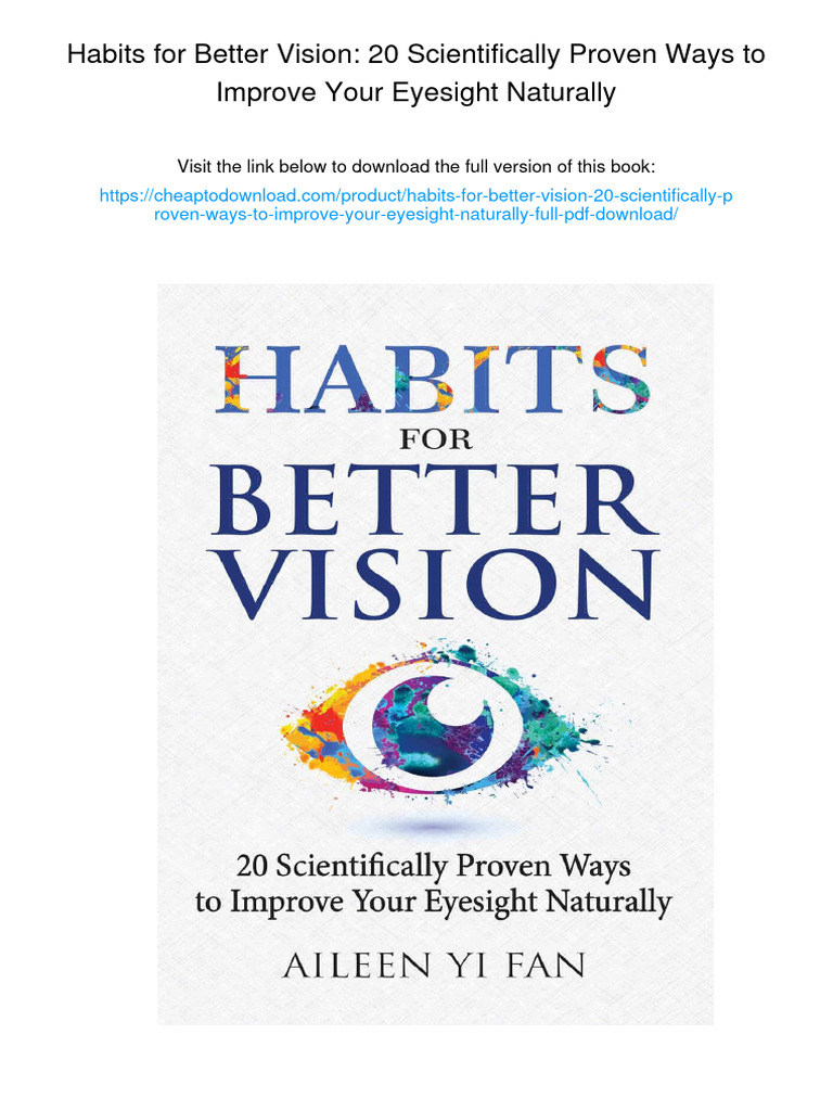 Habits For Better Vision: 20 Scientifically Proven Ways To Improve Your ...
