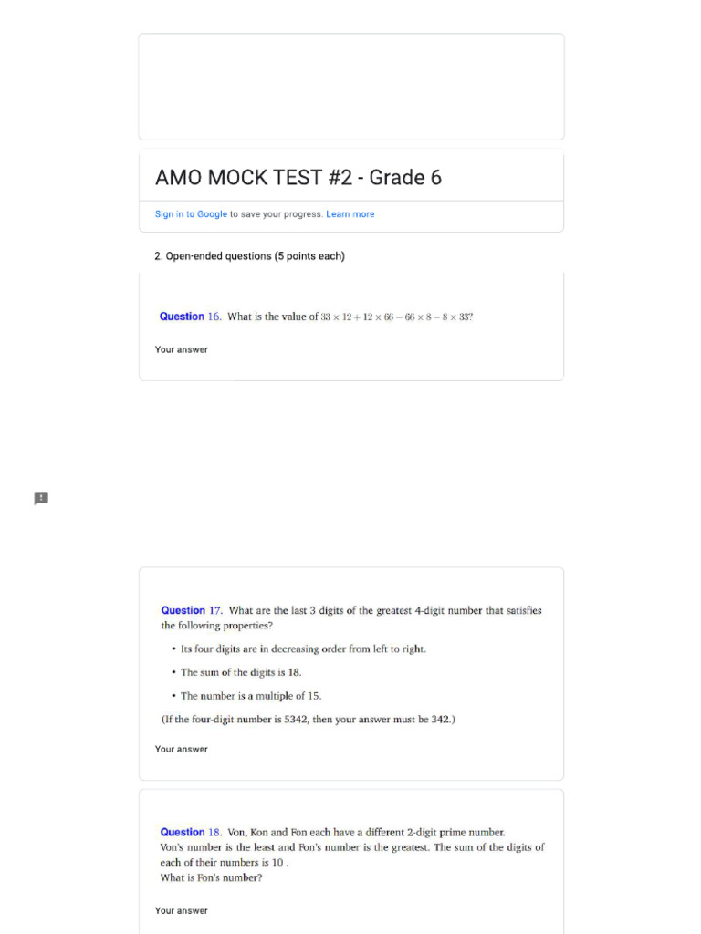 AMO Mostest 2 16-20 | PDF