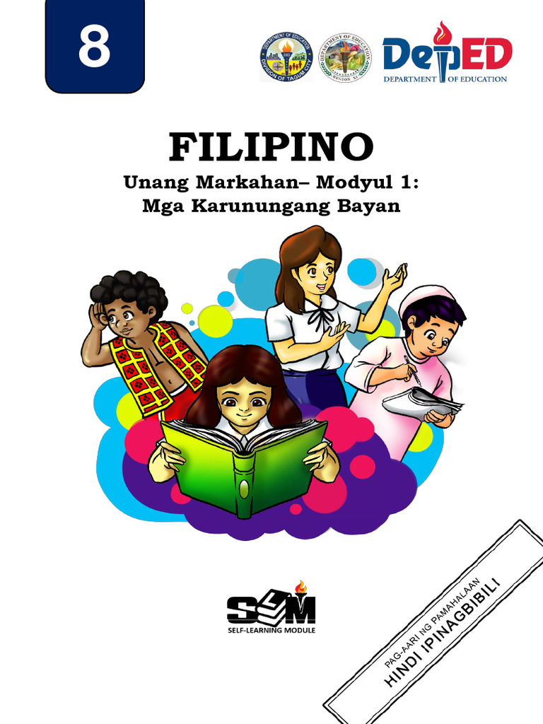 FIL8 - Q1 - M1 - Mga Karunungang Bayan | PDF