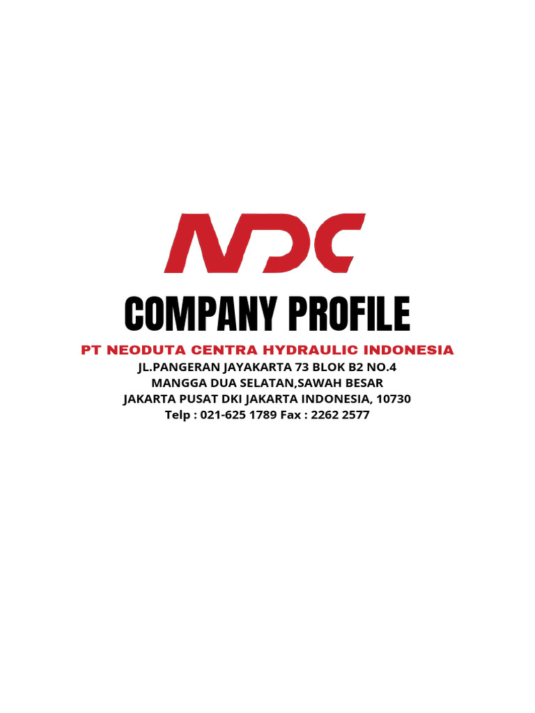 COMPANY PROFILE NDC | PDF