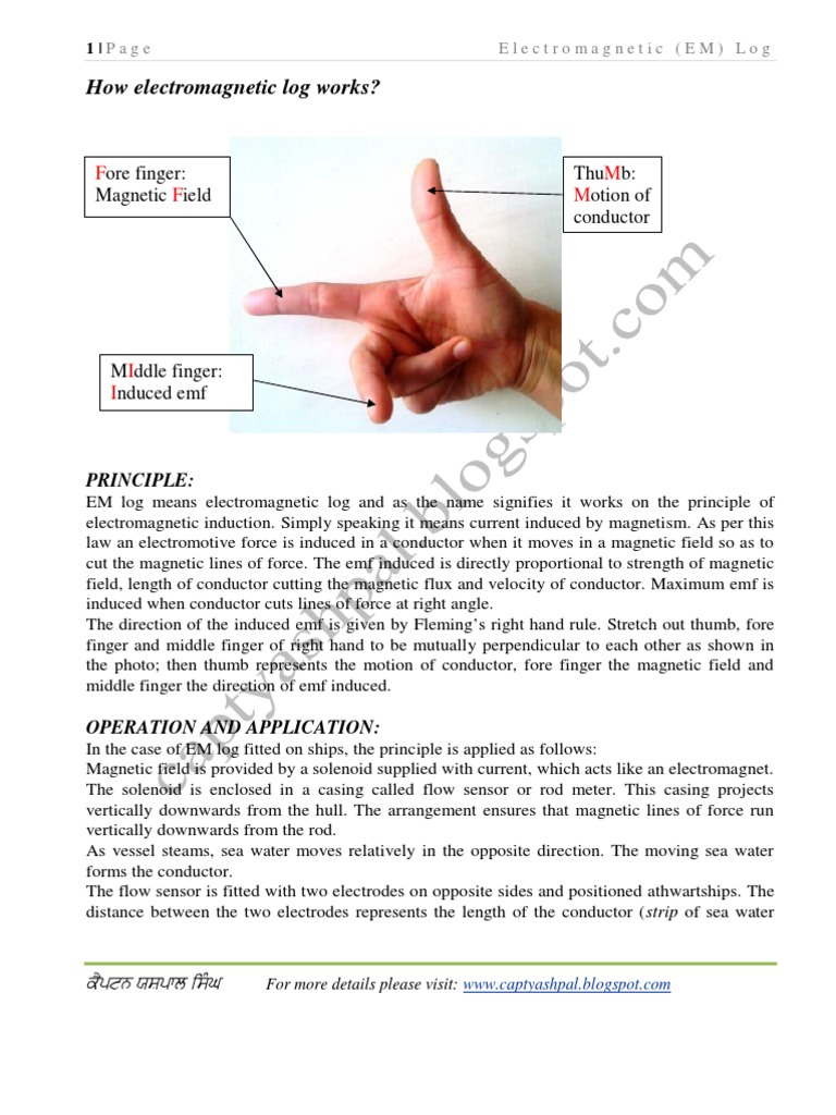 EM Log | Download Free PDF | Electromagnetic Induction | Magnetic Field